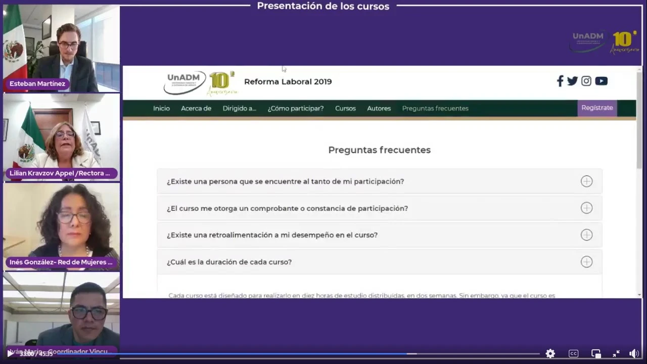 Cursos De La Reforma Laboral 2019 Para Mejorar La Vida Laboral De Las